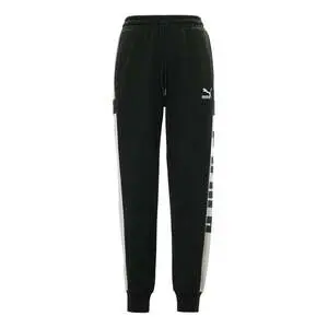 PUMA Retro Block Sweatpant 'black White Grey - Black/white/grey