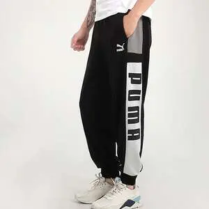 PUMA Retro Block Sweatpant 'black White Grey