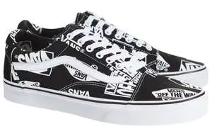 VANS Old Skool 'logo Mix' Sneakers - Black