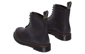 Dr. Martens 1460 Genix Nappa Reclaimed Leather Lace Up Boots - Black