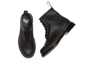 Dr. Martens 1460 Genix Nappa Reclaimed Leather Lace Up Boots - Black