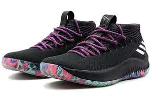 Adidas Dame 4 Cny Athletic Sneakers - Black
