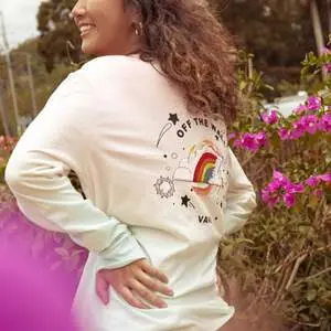 VANS Gradient Rainbow Unicorn Long Sleeve T-shirt