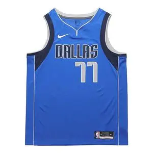 Nike Dallas Mavericks Doncic No. 11 2020-2021 Season Fan Edition Jersey - Blue