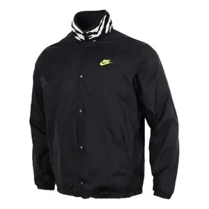 Nike Coaches Reversible Fleece Jacket - Black