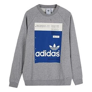 Adidas Clover Clover Series Pantone Crew Sports Sweatshirt - Gray