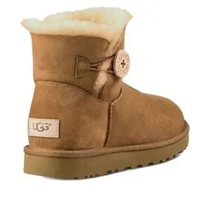 UGG Mini Bailey Button Ii Boots - Chestnut