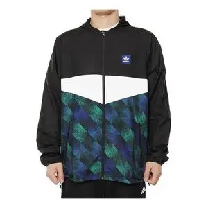 Adidas Originals Hooded Zipper Casual Sports Jacket - Multi-color