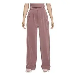 Nike Bliss Dri-fit Wide-leg Trousers - Pink