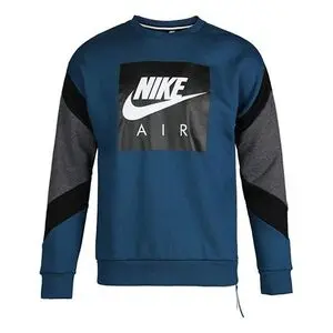 Nike Crew Fleece Round Neck Pullover - Blue
