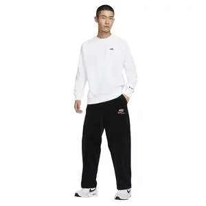 Nike French Terry Crew-neck Sweatshirt 'white - White/black