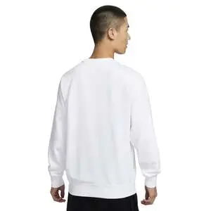 Nike French Terry Crew-neck Sweatshirt 'white - White/black