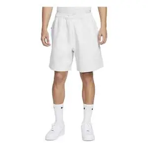 Nike Solo Swoosh Fleece Shorts - Birch Heather