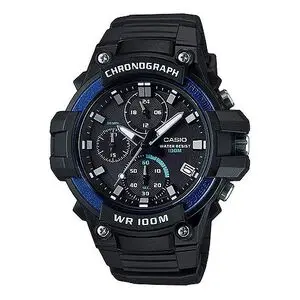 Casio Chronograph Water Resistant Analog Watch - Black