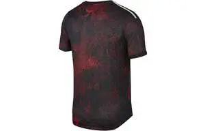 Nike X Lpl Crossover Short Sleeve Gym Top