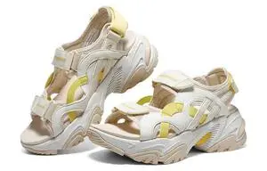 Sketchers Stamina V2 Sandals - Beige/yellow
