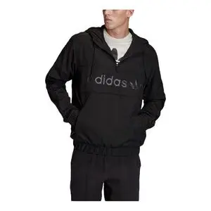Adidas Hooded Jacket With Logo Pattern - Default Color
