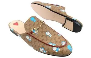 Gucci X Doraemon Princetown Slippers