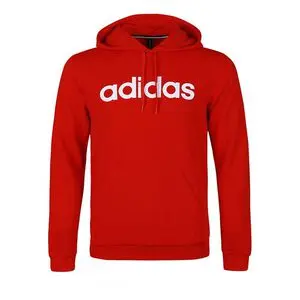 Adidas Neo Esntl Logo Hd Hoodie - Red