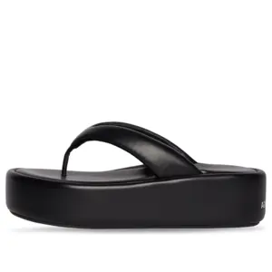 Balenciaga Rise Platform Thong Sandals - Black