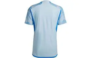 Adidas Spain 2022-2023 World Cup Away Authentic Jersey - Glow Blue