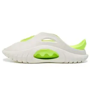 RIGORER Shark Sandals - White/lemon Green