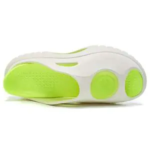 RIGORER Shark Sandals - White/lemon Green