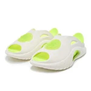 RIGORER Shark Sandals - White/lemon Green