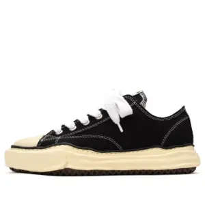 Mihara Yasuhiro Maison MIHARA YASUHIRO Peterson VL OG Sole Canvas Low-top Sneakers Black