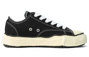 Mihara Yasuhiro Peterson Vl Og Sole Canvas Low-top Sneakers - Black