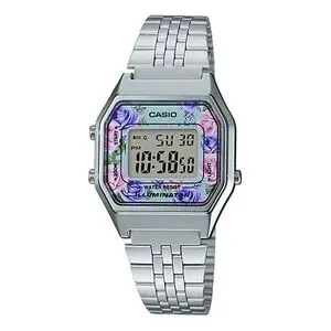 Casio Water Resistant Digital Watch - Silver