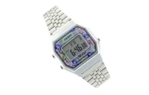 Casio Water Resistant Digital Watch - Silver