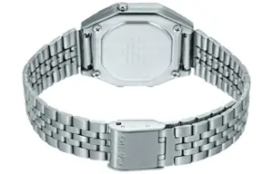 Casio Water Resistant Digital Watch - Silver