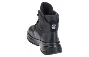 UGG Yose Puffer Lace Up Boots - Black