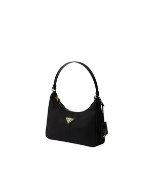Prada Re-edition 2005 Re-nylon And Saffiano Mini Bag - Black