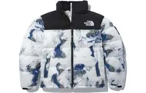 The North Face Fw22 Logo Down Jacket - Multi Color