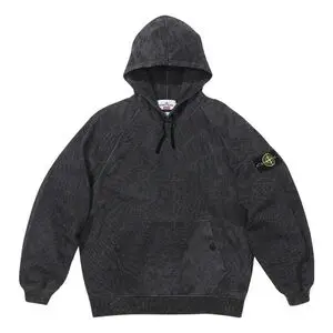Supreme X Stone Island Fw23 Week10 Hoodie - Black