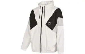 PUMA Colorblock Logo Hooded Jacket