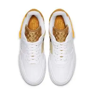 Nike Force 1 Type 'gold Suede - Gold/yellow/white