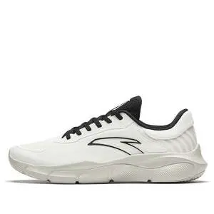 ANTA Athletic Lace-up Sneakers - White/black/grey