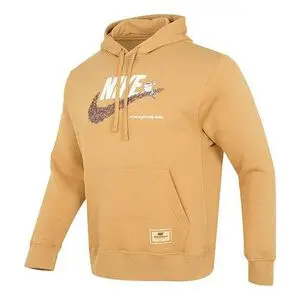 Nike Graphic Hoodie - Gold