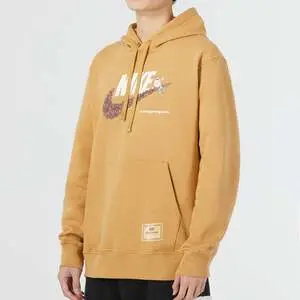 Nike Graphic Hoodie - Gold