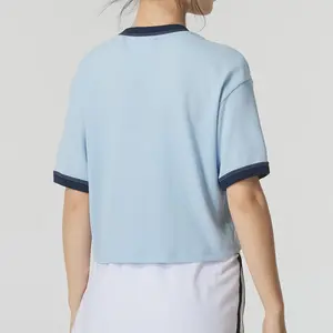 Adidas Originals V-neck Cropped T-shirt