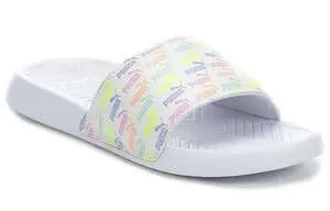 PUMA Popcat Mini Logo Slides - White