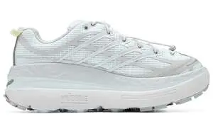 Hoka One One Mafate Origins Trail Running Shoes - White/gray
