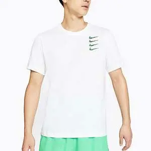 Nike Dri-fit Round Neck Short Sleeve - White