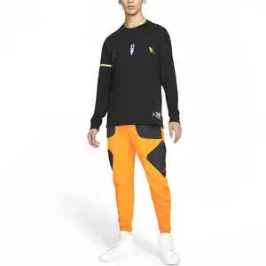 JORDAN X Naruto Uzumaki Zion 1 Sweatpants 'orange