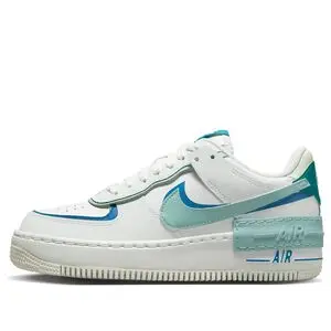 Nike Force 1 Low Shadow Sneakers - White/blue/whisper
