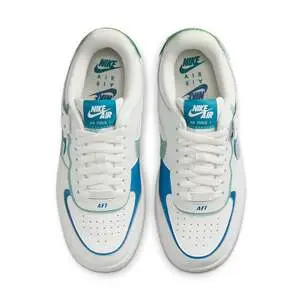Nike Force 1 Low Shadow Sneakers - White/blue/whisper