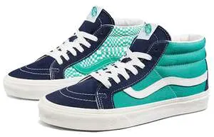 VANS Sk8-mid Reissue Sneakers - Blue/green